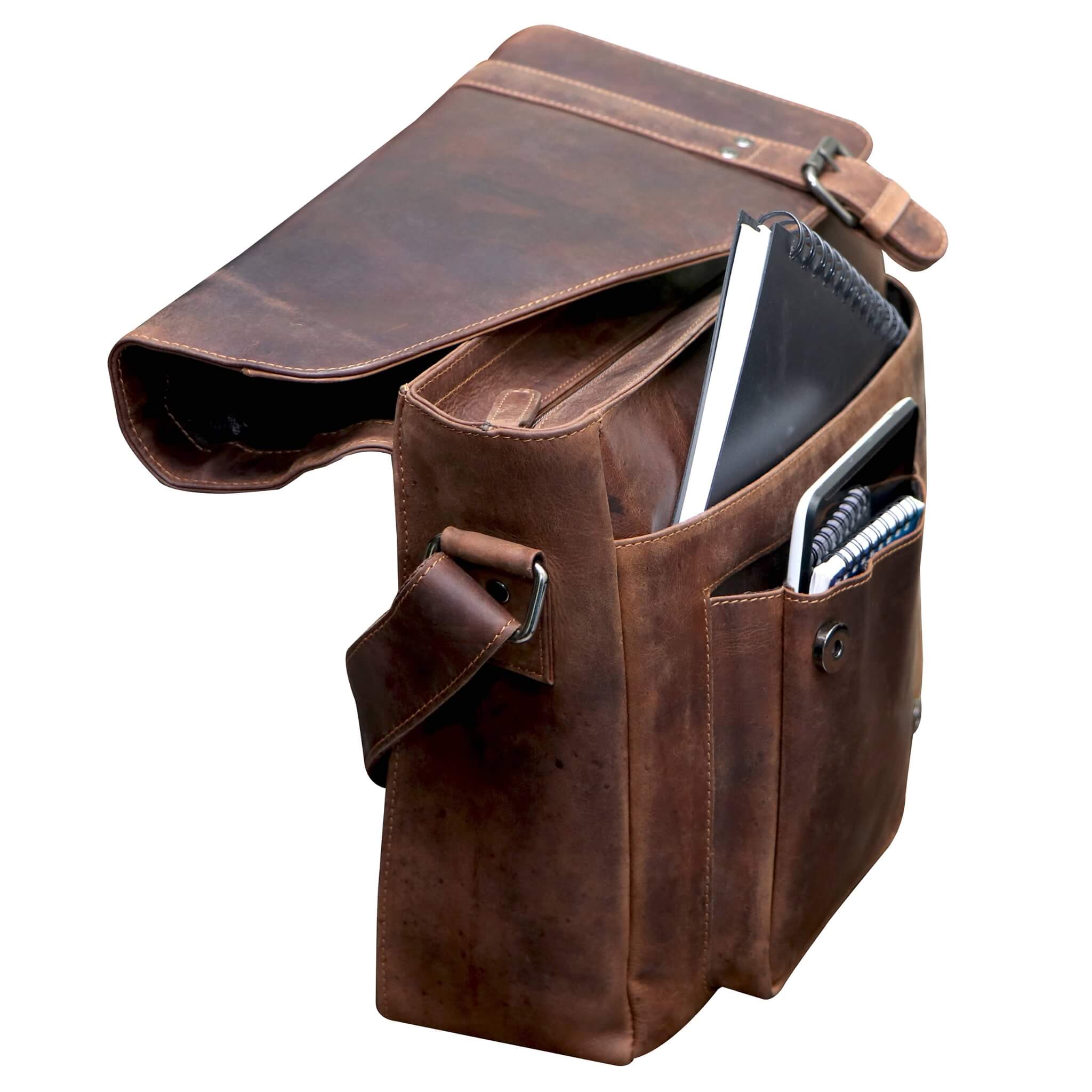 Dexter Shoulder Bag Men Messenger Bag Women 14" Laptop – Greenwood