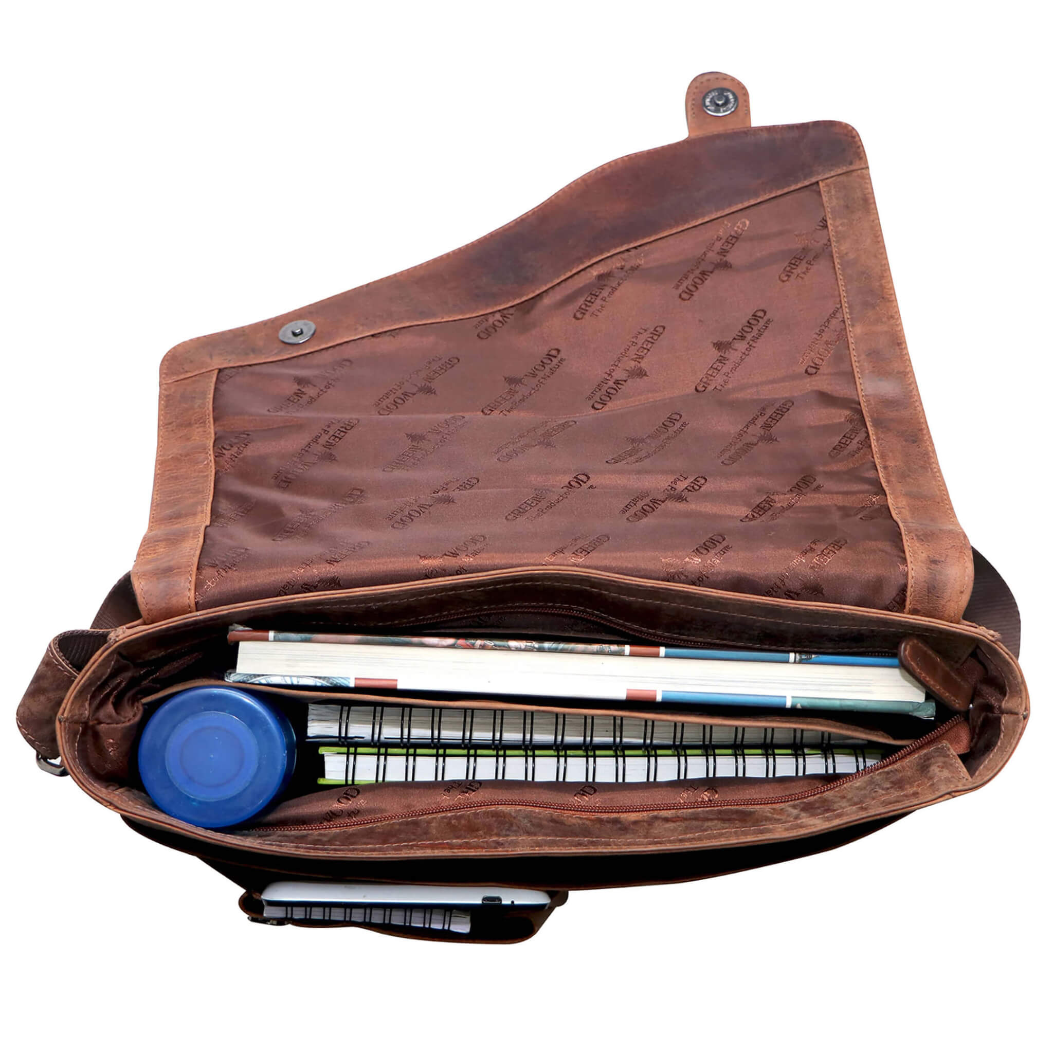 Dexter Shoulder Bag Men Messenger Bag Women 14" Laptop – Greenwood