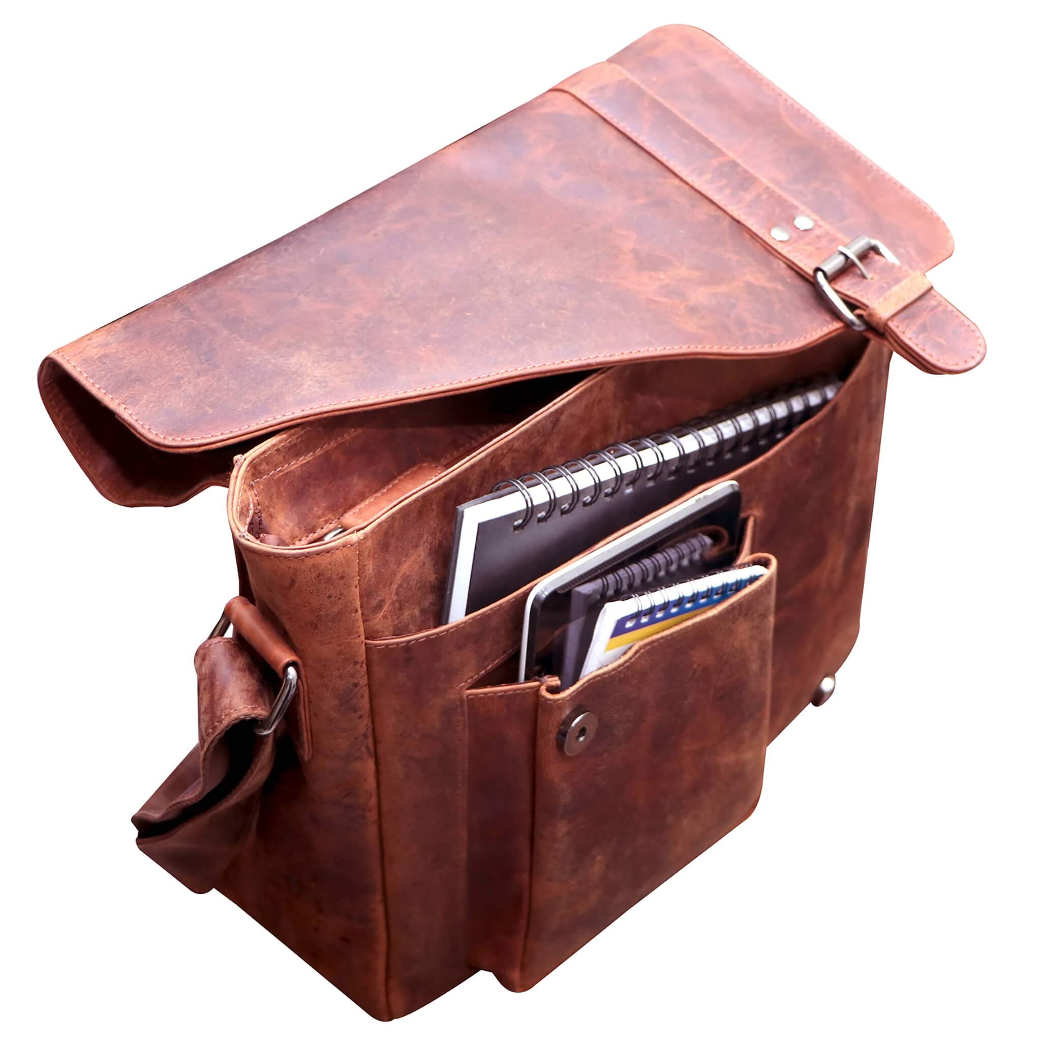 Dexter Shoulder Bag Men Messenger Bag Women 14" Laptop – Greenwood